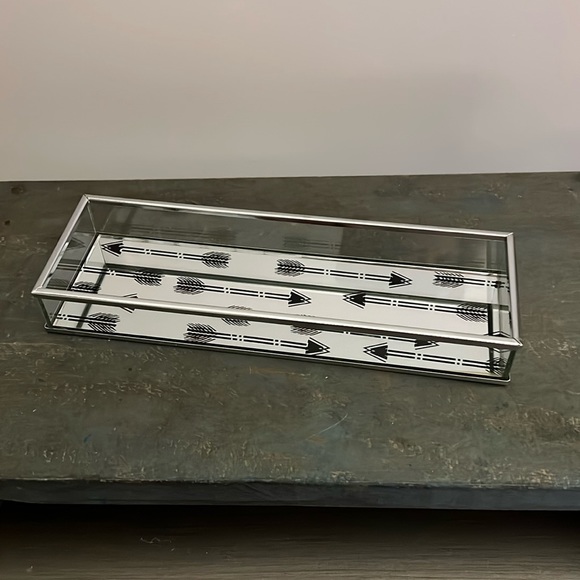 Midwest | Accents | New Mirrored Tray Arrow Design | Poshmark